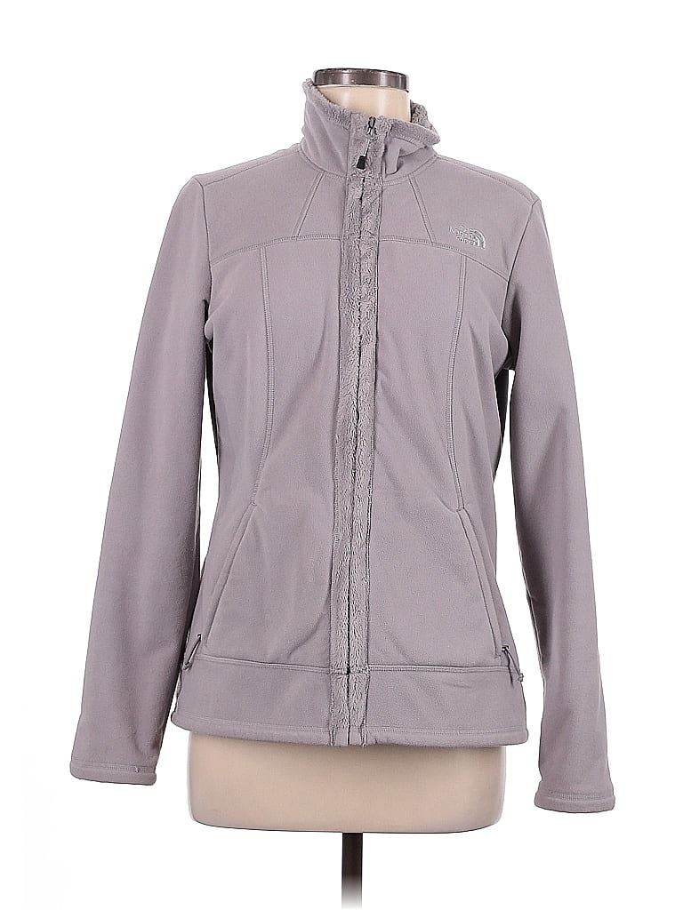 The North Face 100% Polyester Gray Jacket Size M - 59% off | ThredUp