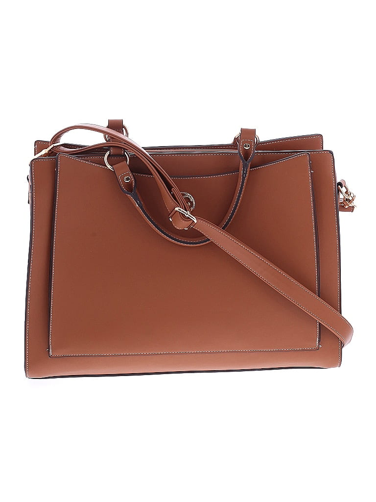 Assorted Brands Solid Brown Satchel One size - 59% off | ThredUp