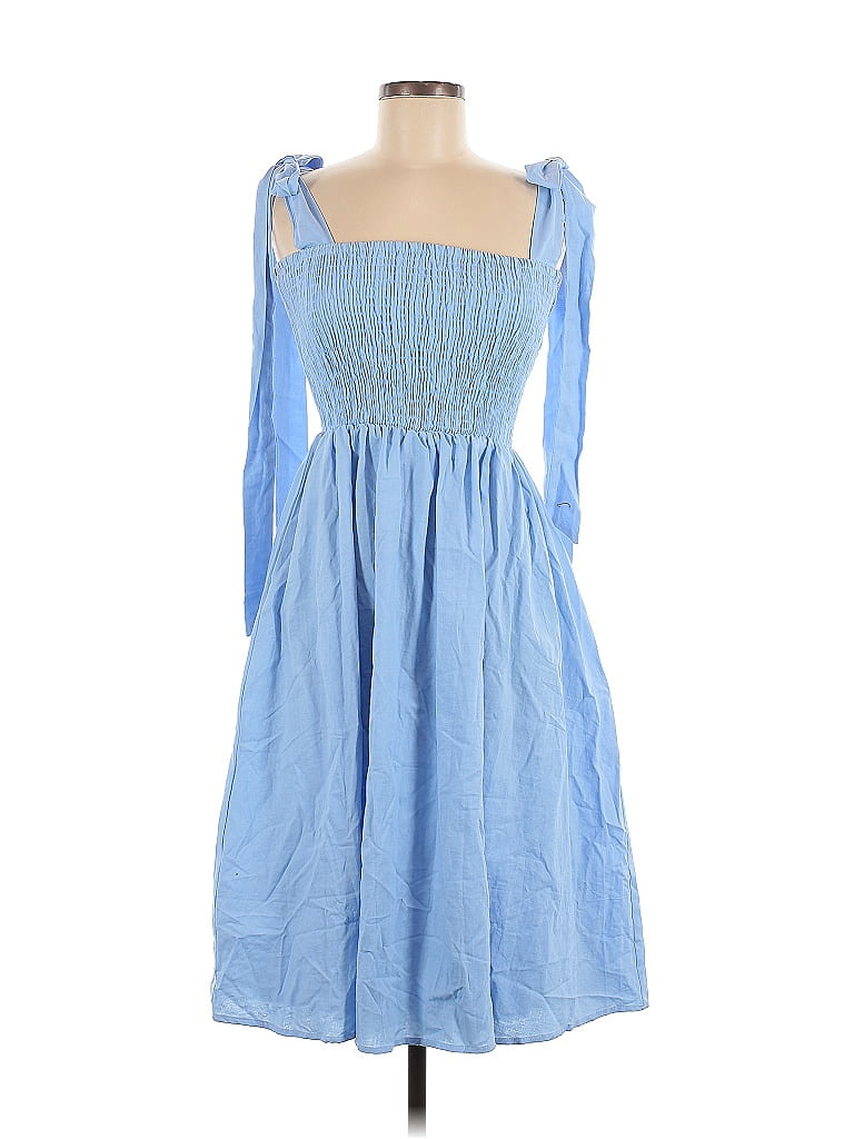 INA Blue Casual Dress Size M - 65% off | ThredUp