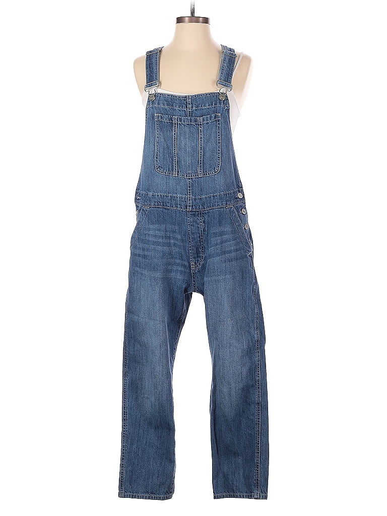 Gap 100% Cotton Blue Overalls Size M - 72% off | ThredUp