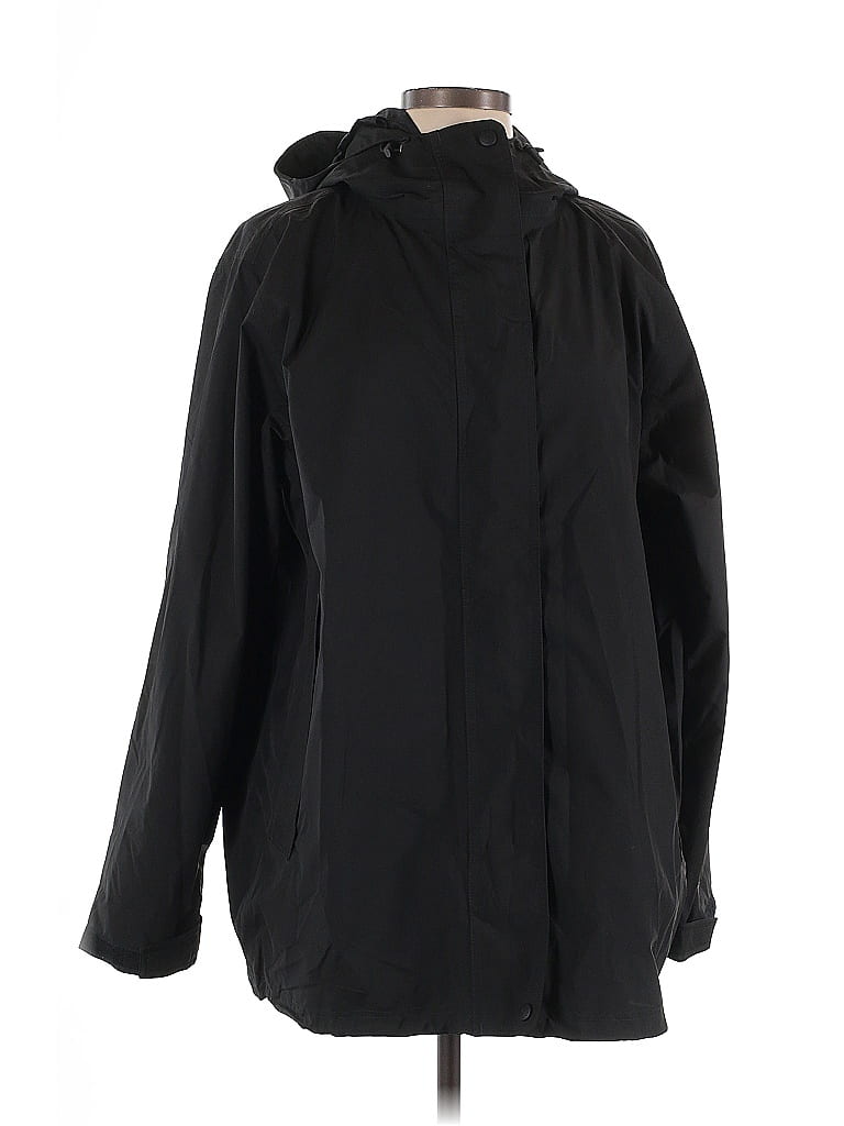 L.L.Bean 100% Linen Solid Black Raincoat Size 10 - 33% off | ThredUp