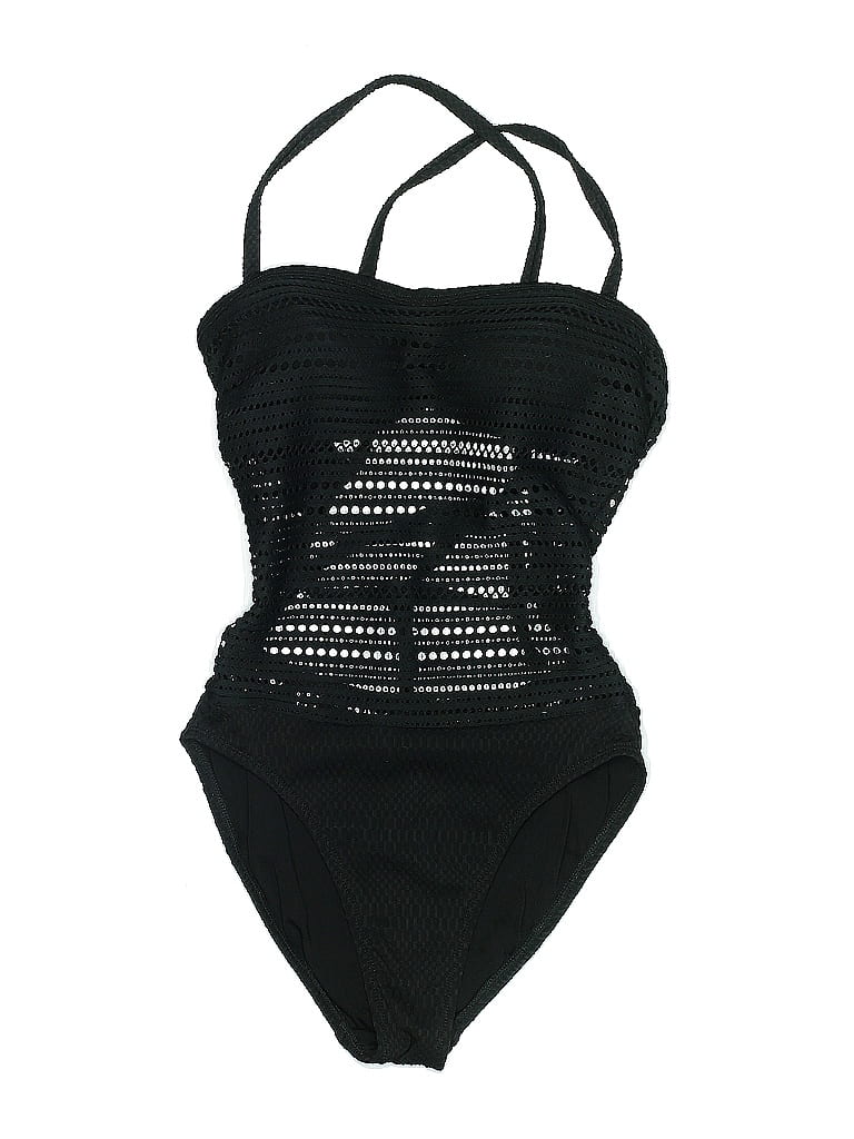 Robin Piccone Houndstooth Black One Piece Swimsuit Size 6 - 72% off ...