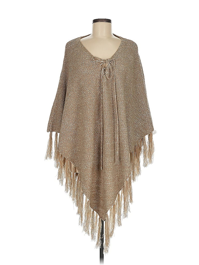 Torrid Tan Brown Poncho One size - 70% off | ThredUp