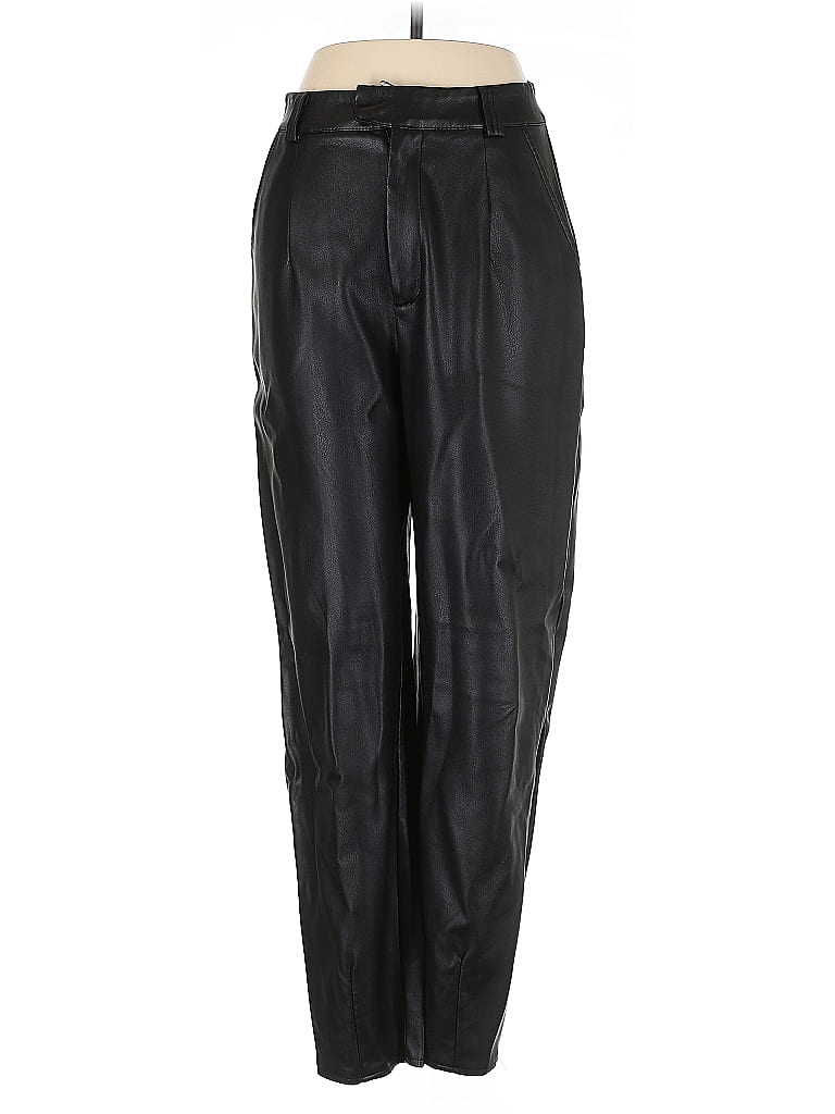 Missguided 100% Polyurethane Black Faux Leather Pants Size 6 - 43% off ...