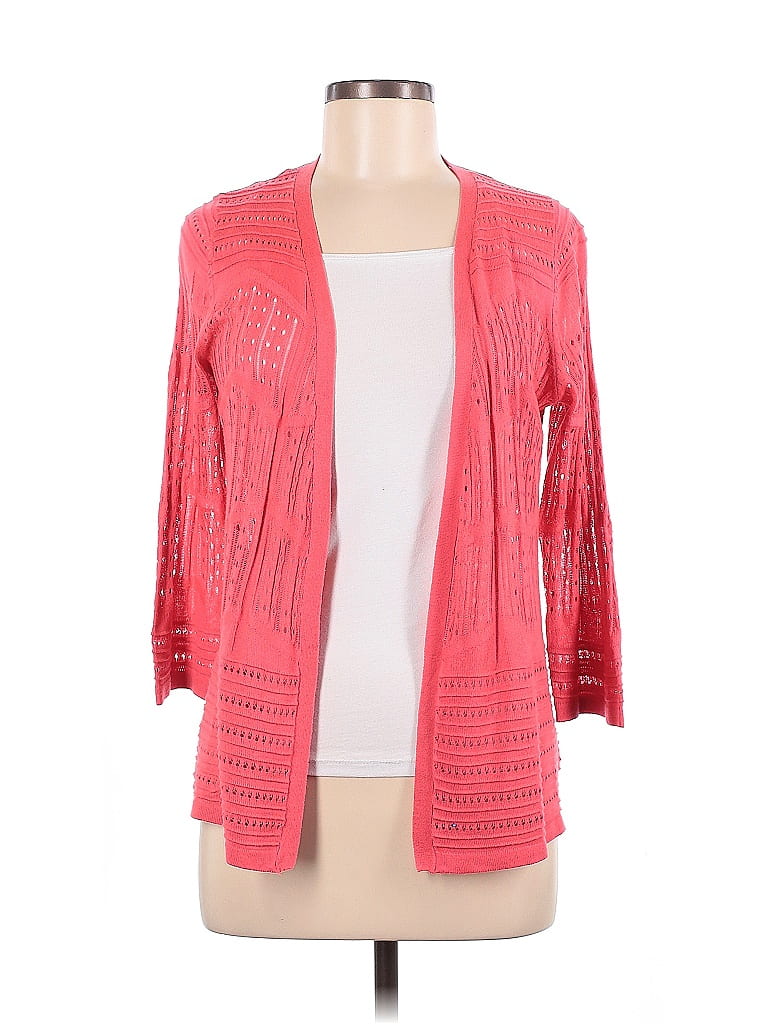 Cyrus 100% Acrylic Pink Cardigan Size M - 59% off | ThredUp