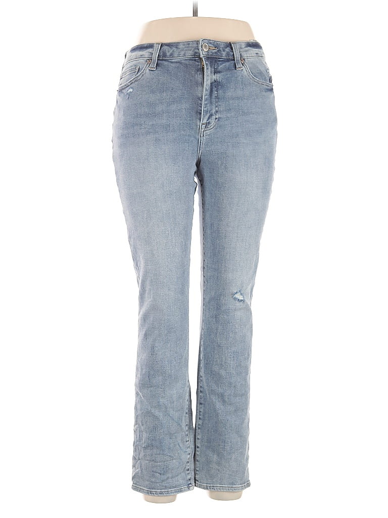 Cosmic Blue Love Hearts Blue Jeans Size 31 waist - 67% off | ThredUp