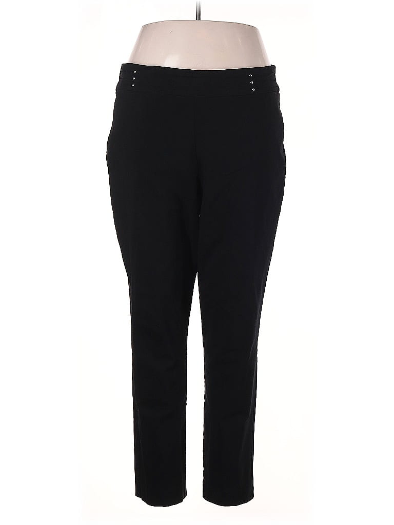 JM Collection Solid Black Dress Pants Size XXL - 52% off | ThredUp