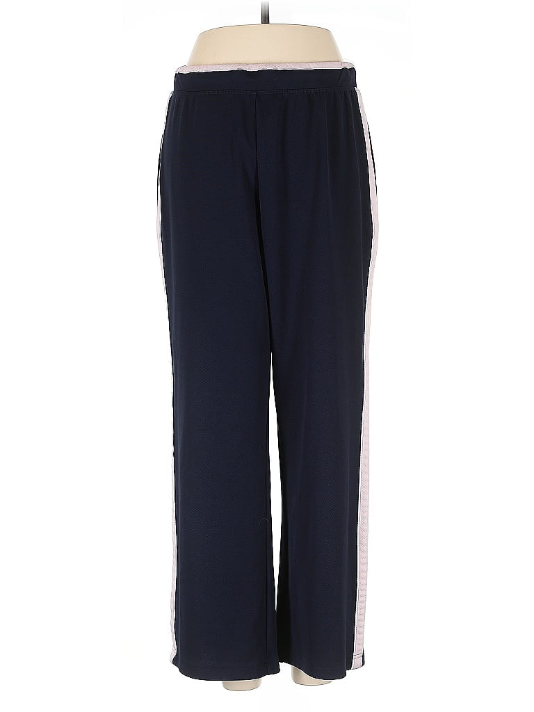 SJB Active by St. John's Bay 100% Polyester Color Block Blue Track ...