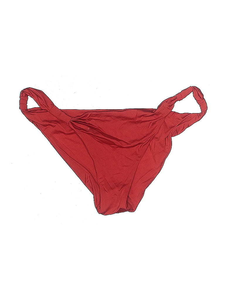 Monday Swimwear Solid Red Swimsuit Bottoms Size L - 54% off | ThredUp