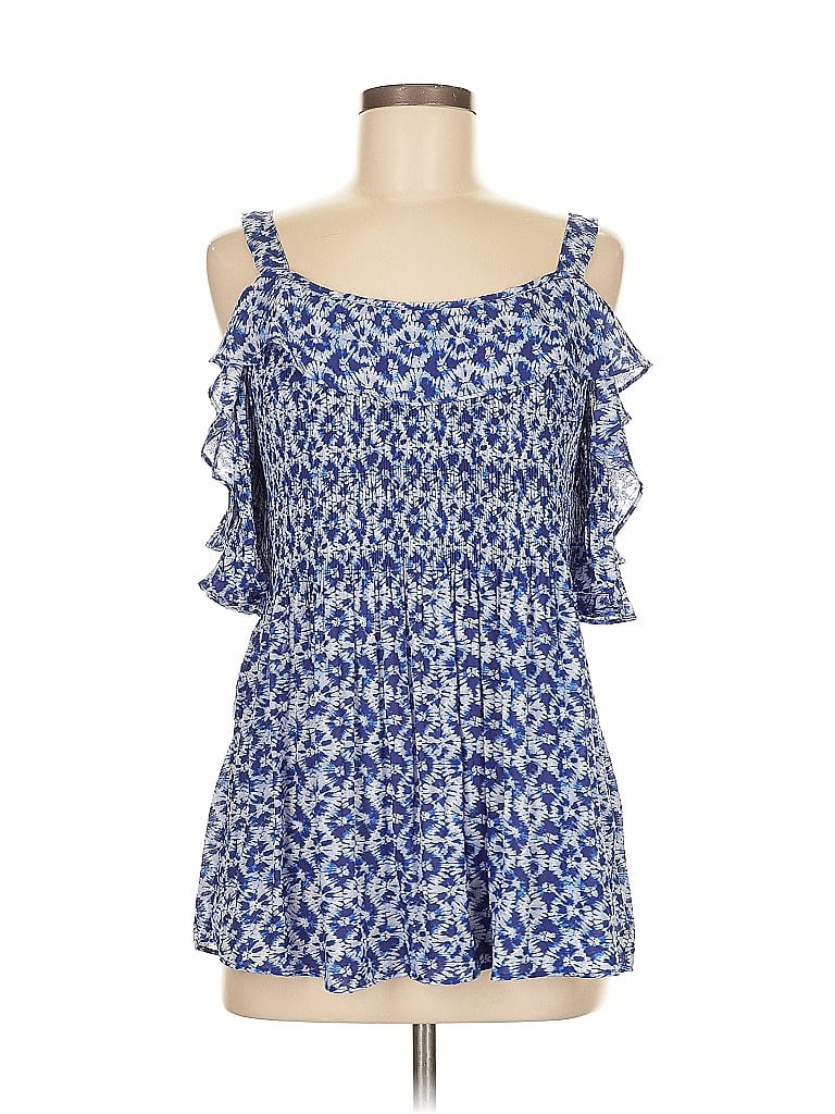 Spense 100% Polyester Blue Sleeveless Blouse Size M - 64% off | ThredUp