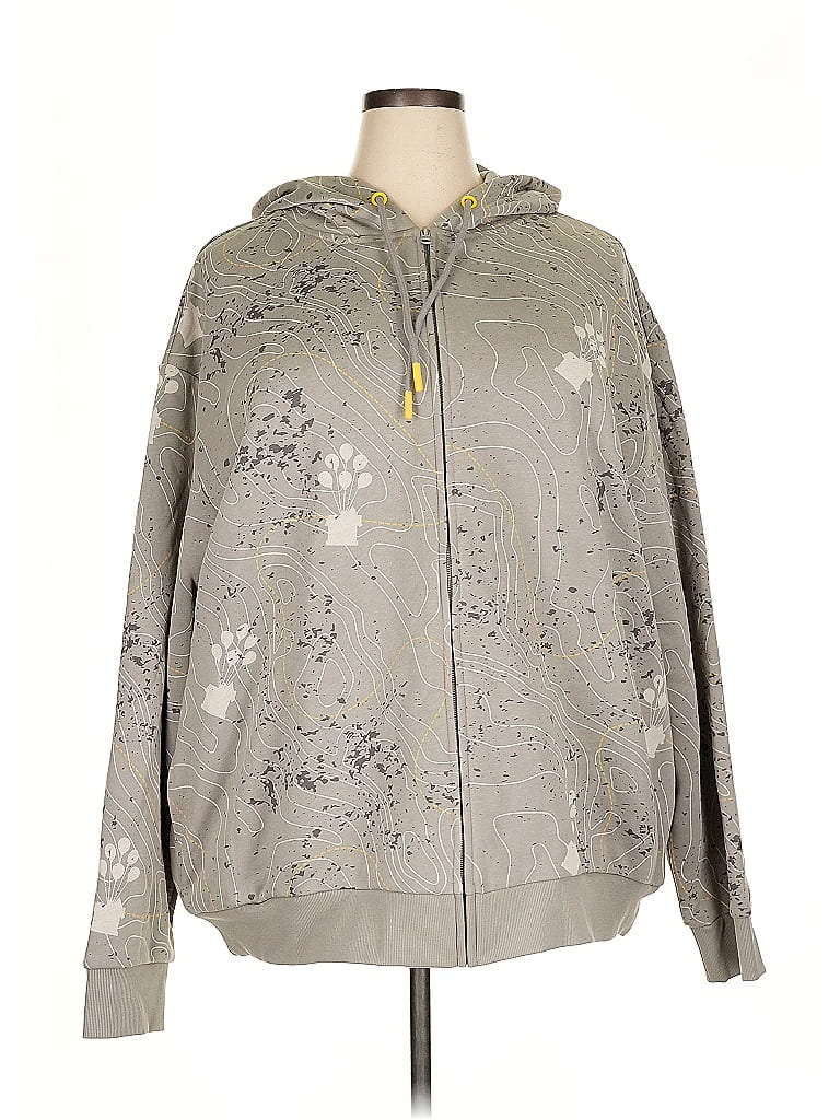 Disney Silver Zip Up Hoodie Size XXL - 41% off | ThredUp