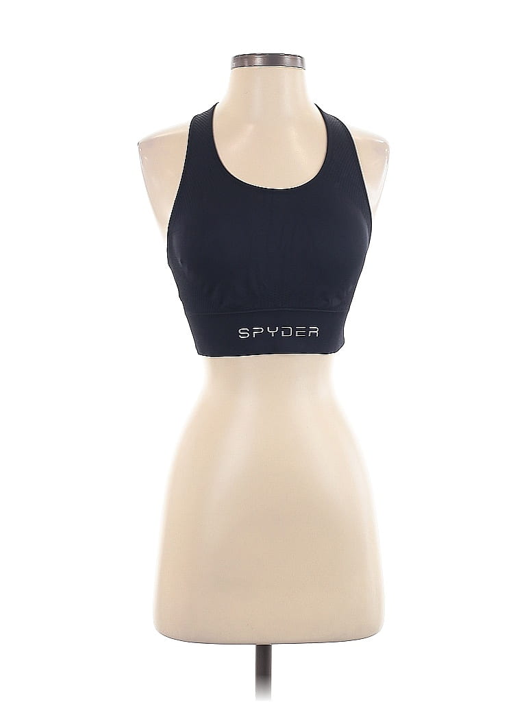 Spyder Blue Black Sports Bra Size S - 69% off | ThredUp