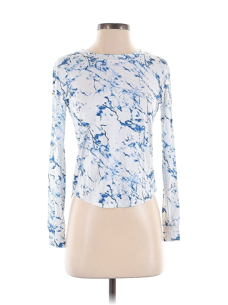 Kyte Living Blue Long Sleeve Top Size XS - 67% off | ThredUp