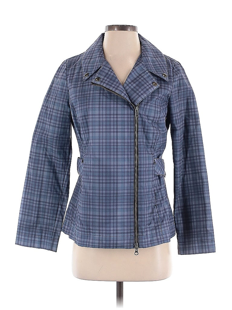 Assorted Brands Plaid Blue Jacket Size S - 57% off | ThredUp