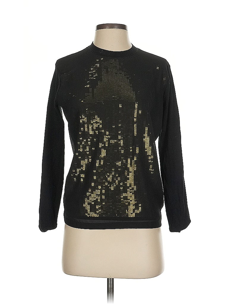 Ted Baker London Metallic Black Pullover Sweater Size 4 - 77% off | ThredUp