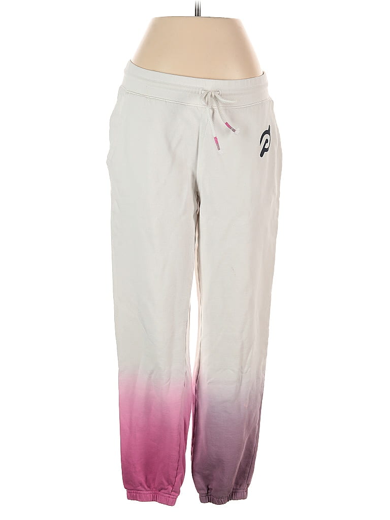 Peloton 100% Cotton Color Block Pink Sweatpants Size S - 47% off | ThredUp