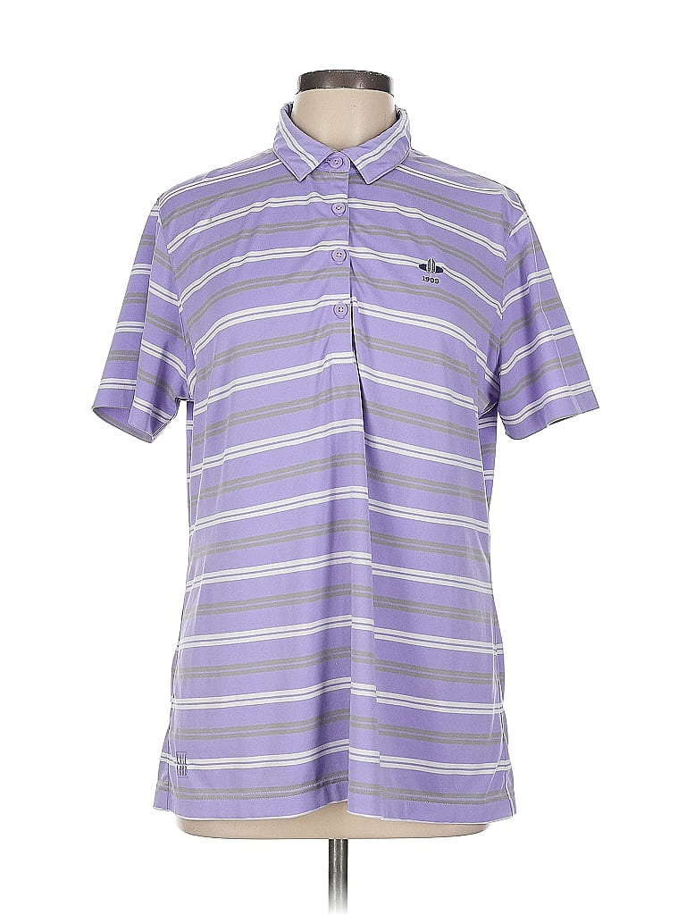 Kate Lord Purple Short Sleeve Polo Size L - 55% off | ThredUp
