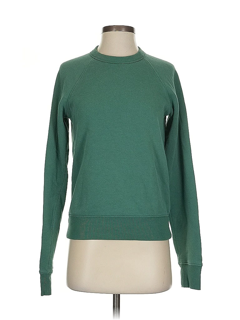 Homage Solid Green Sweatshirt Size XS - 63% off | ThredUp