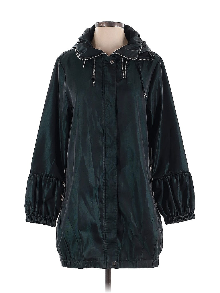 Lindi 100% Polyester Green Black Raincoat Size S - 72% off | ThredUp