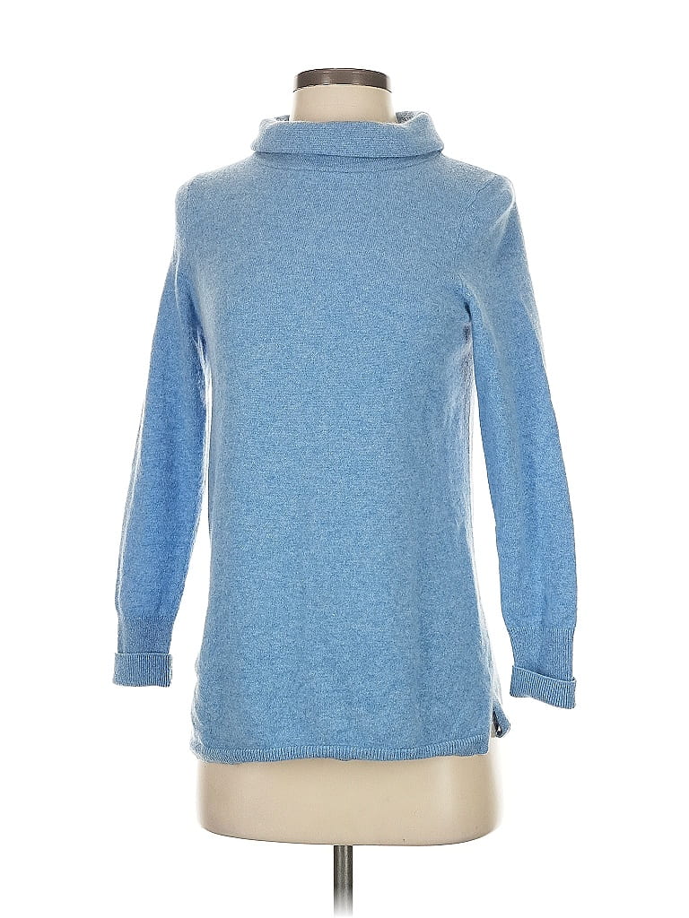 Talbots Blue Turtleneck Sweater Size S (petite) - 75% off | ThredUp