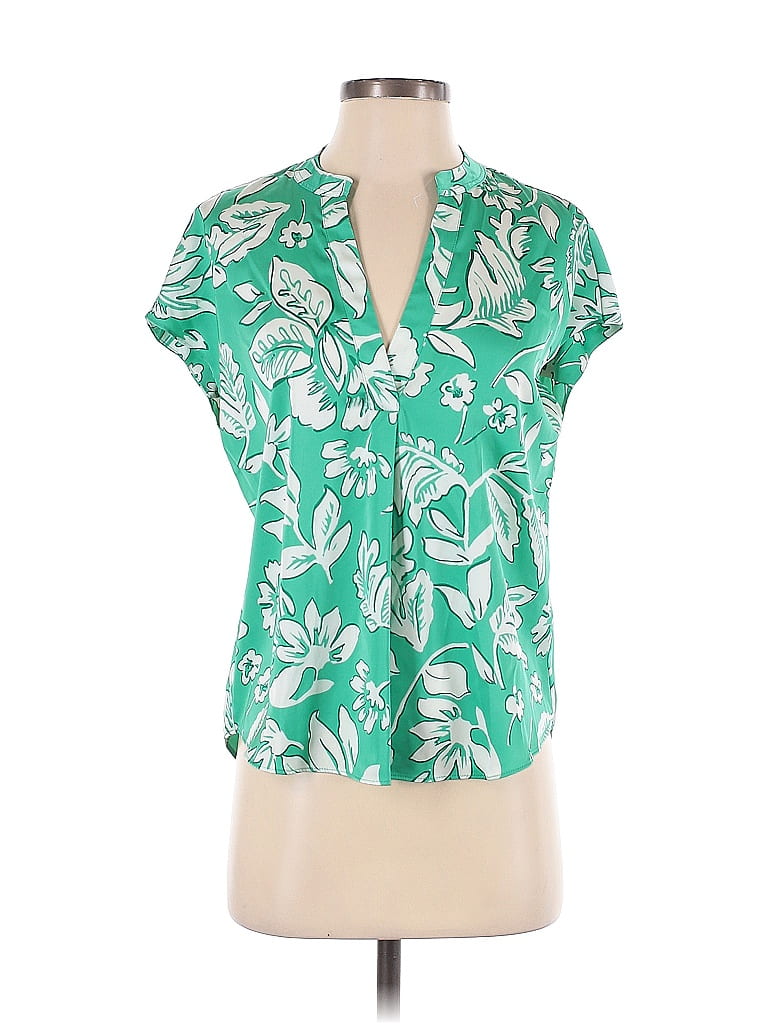 RACHEL Rachel Roy Green Short Sleeve Blouse Size XS - 71% off | ThredUp
