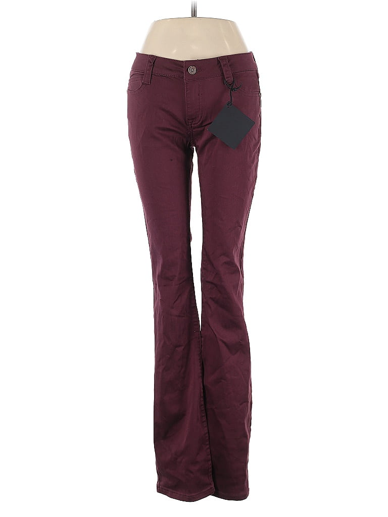 Rubberband Burgundy Jeans Size 27 waist - 75% off | ThredUp