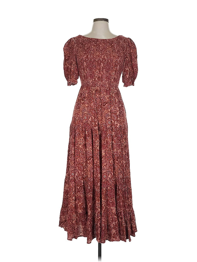 VICI 100% Rayon Paisley Burgundy Casual Dress Size L - 70% off | ThredUp