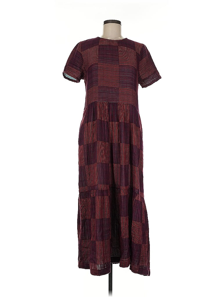 ace & jig 100% Cotton Burgundy Casual Dress Size M - 69% off | ThredUp