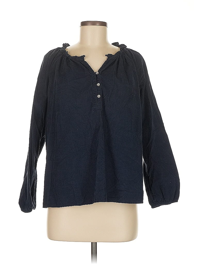 J.Jill Blue 3/4 Sleeve Blouse Size M (petite) - 70% off | ThredUp