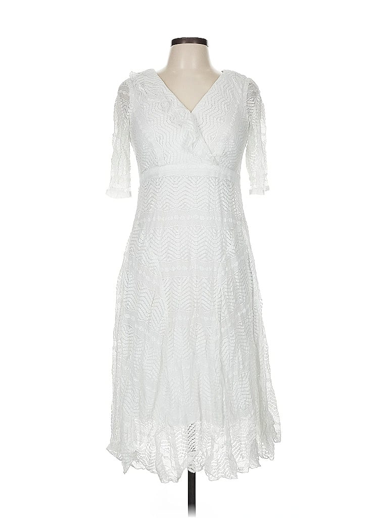 Rabbit Rabbit Rabbit Designs White Cocktail Dress Size 6 - 20% off ...
