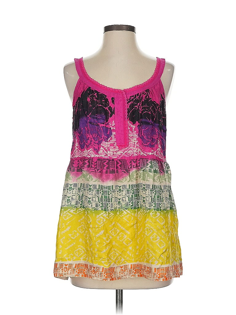 Johnny Was Yellow Tank Top Size S - 69% off | ThredUp