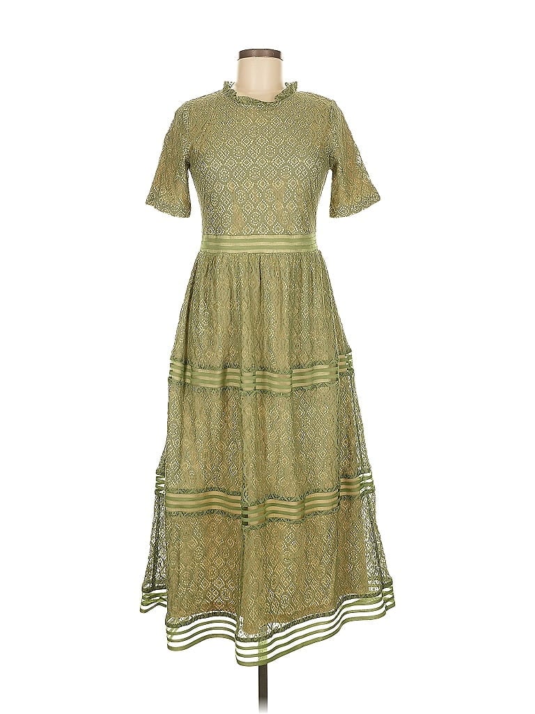 Polagram Green Casual Dress Size M - 31% off | ThredUp