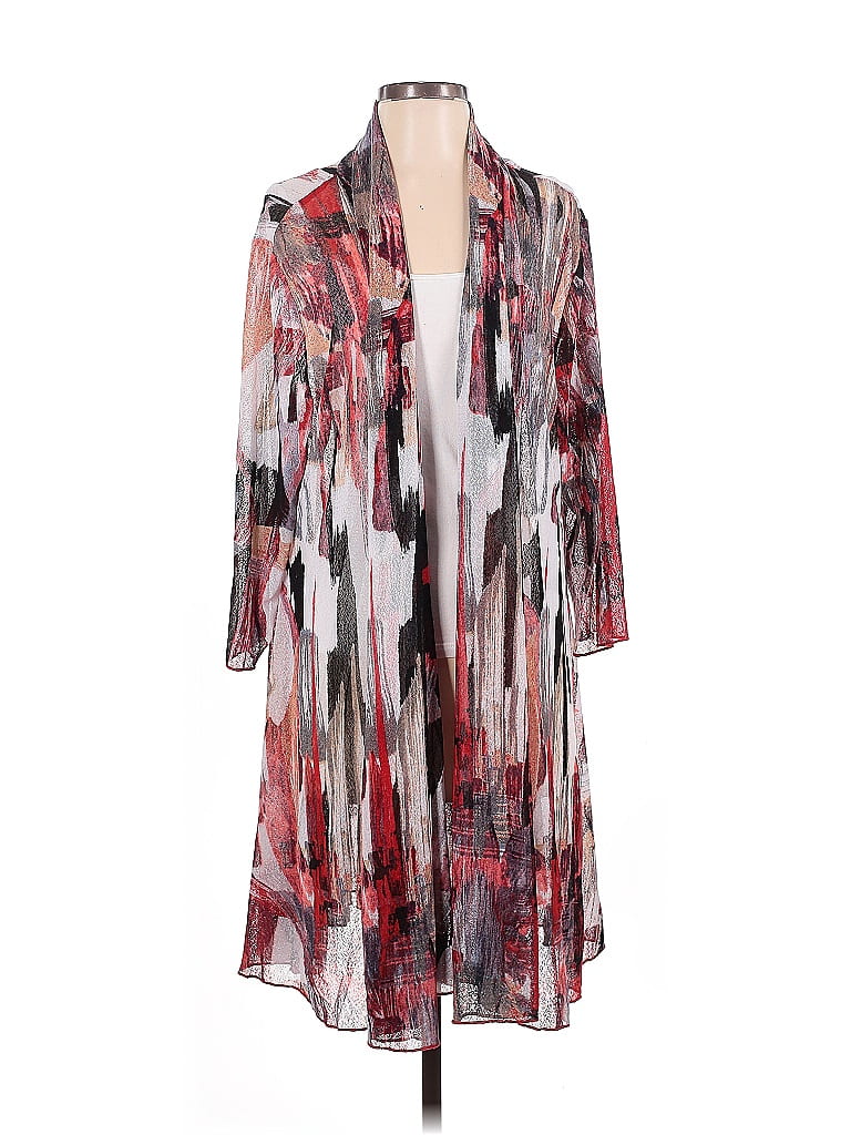 ModeLia 100% Polyester Red Kimono Size P (petite) - 57% off | ThredUp