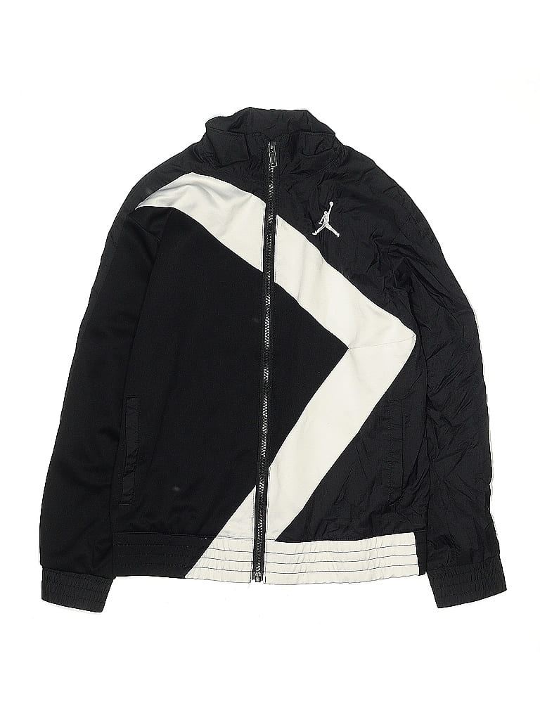Air Jordan Black Track Jacket Size M (big kids) - 58% off | ThredUp
