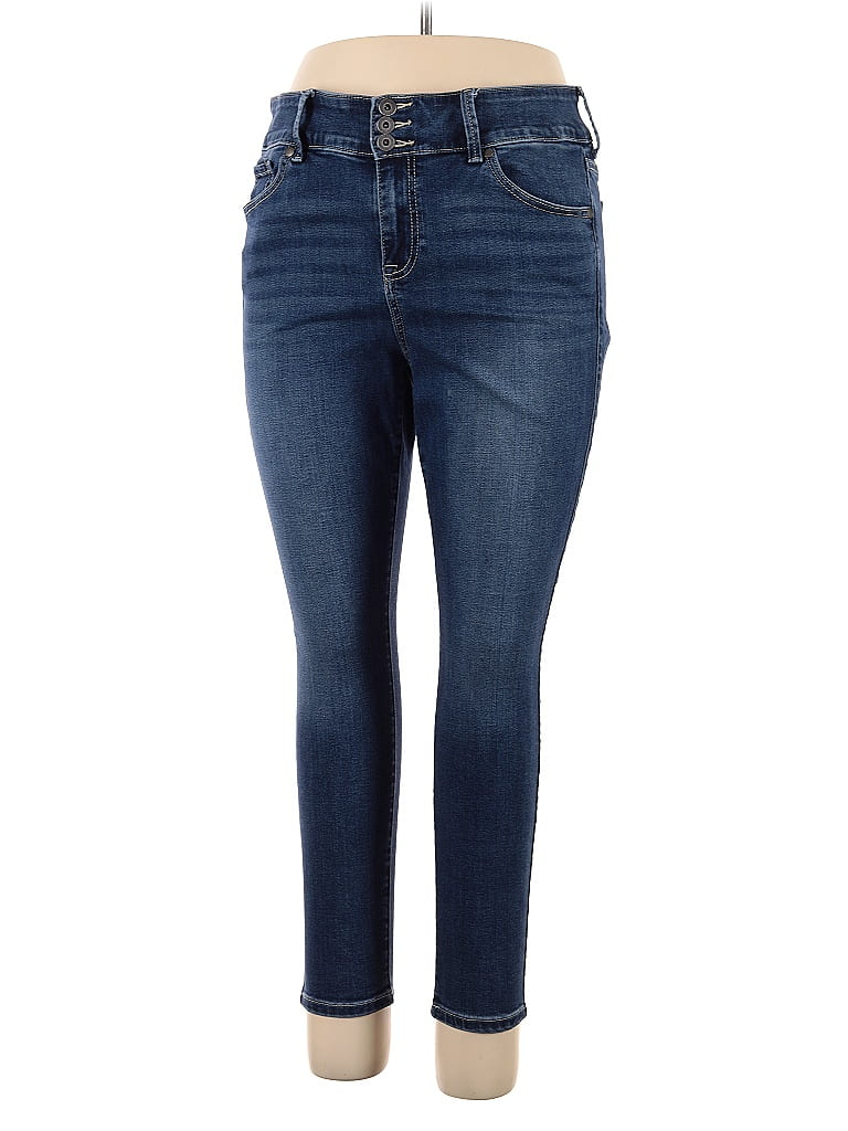 Torrid Solid Blue Jeans Size 16 - 58% off | ThredUp