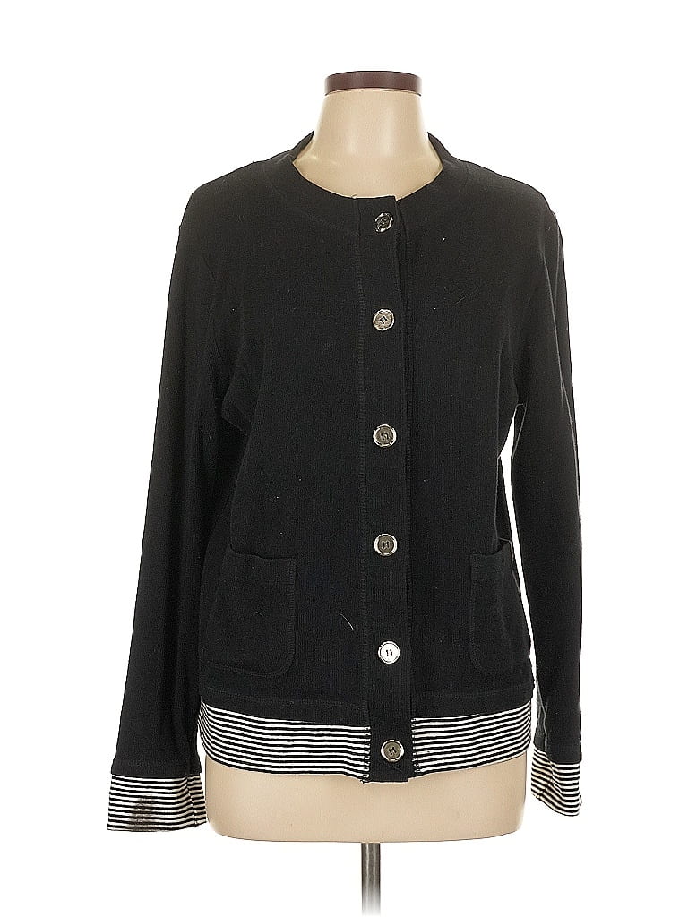 Onque Casuals Black Cardigan Size L - 54% off | ThredUp