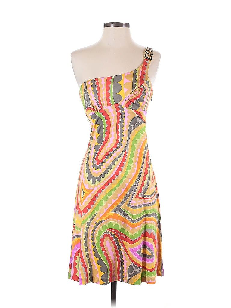 Trina Turk 100% Silk Paisley Yellow Cocktail Dress Size 0 - 80% off ...