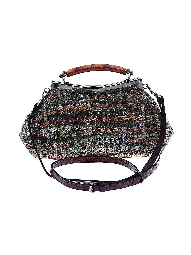 Patricia Nash Tweed Purple Satchel One size - 60% off | ThredUp