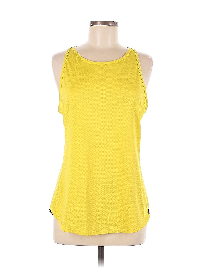 lucy Solid Yellow Active Tank Size M - 63% off | ThredUp