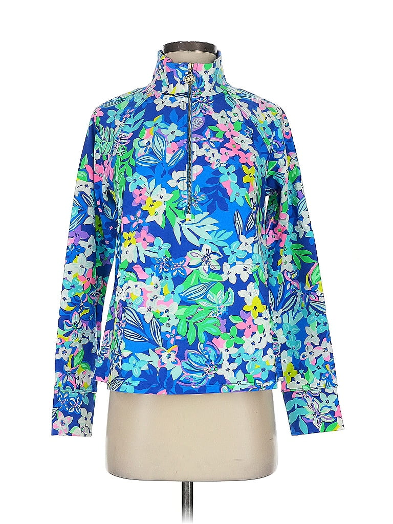 Lilly Pulitzer Tropical Blue Track Jacket Size S - 65% off | ThredUp