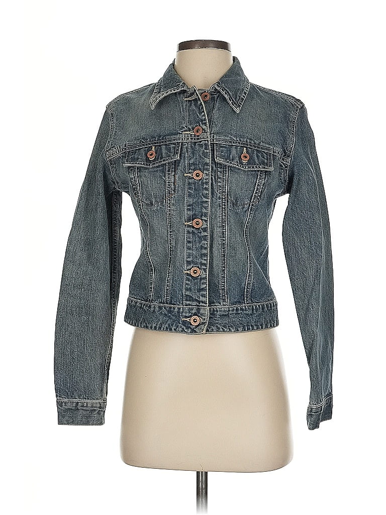 Gap 100% Cotton Blue Denim Jacket Size XS - 68% off | ThredUp