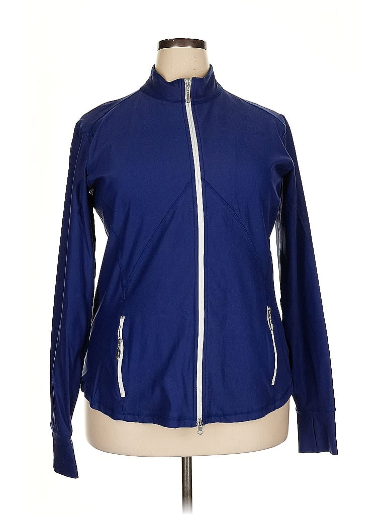 JoFit Blue Track Jacket Size XXL - 69% off | ThredUp