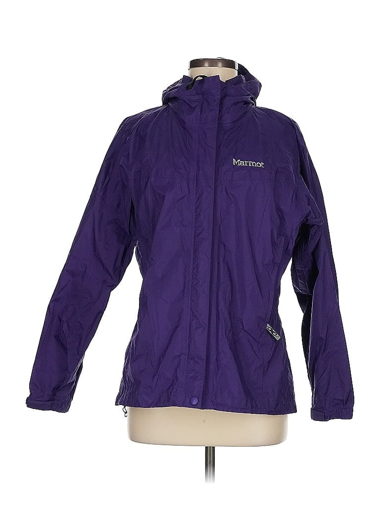 Marmot 100% Polyester Purple Raincoat Size M - 76% off | ThredUp
