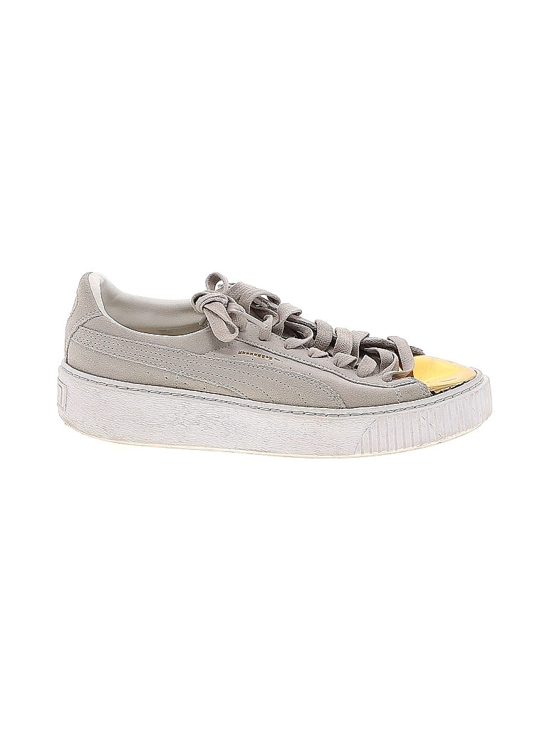 Puma Gray Tan Sneakers Size 8 - 56% off | ThredUp