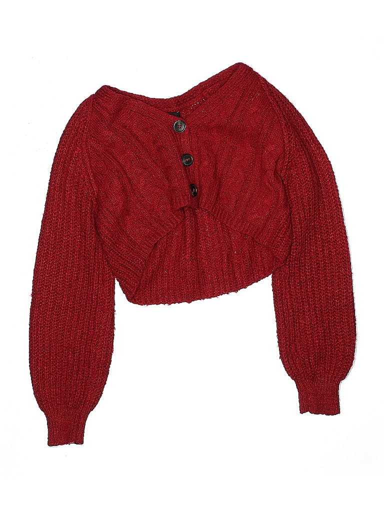 Art Class Red Cardigan Size 10 - 41% off | ThredUp