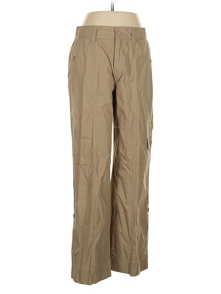 Basic Editions Tan Cargo Pants Size 6 - 40% off | ThredUp