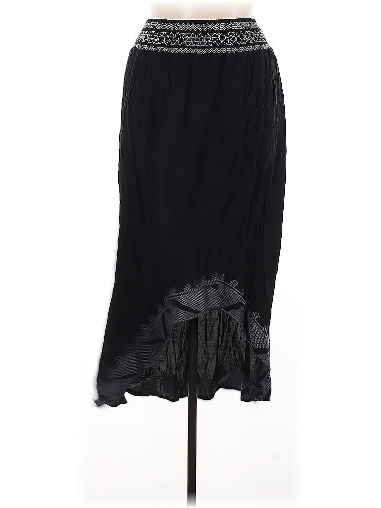 Solitaire 100% Rayon Black Formal Skirt Size XL - 41% off | ThredUp