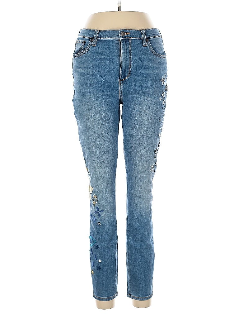 Johnny Was Stars Blue Jeans Size 29 waist - 75% off | ThredUp