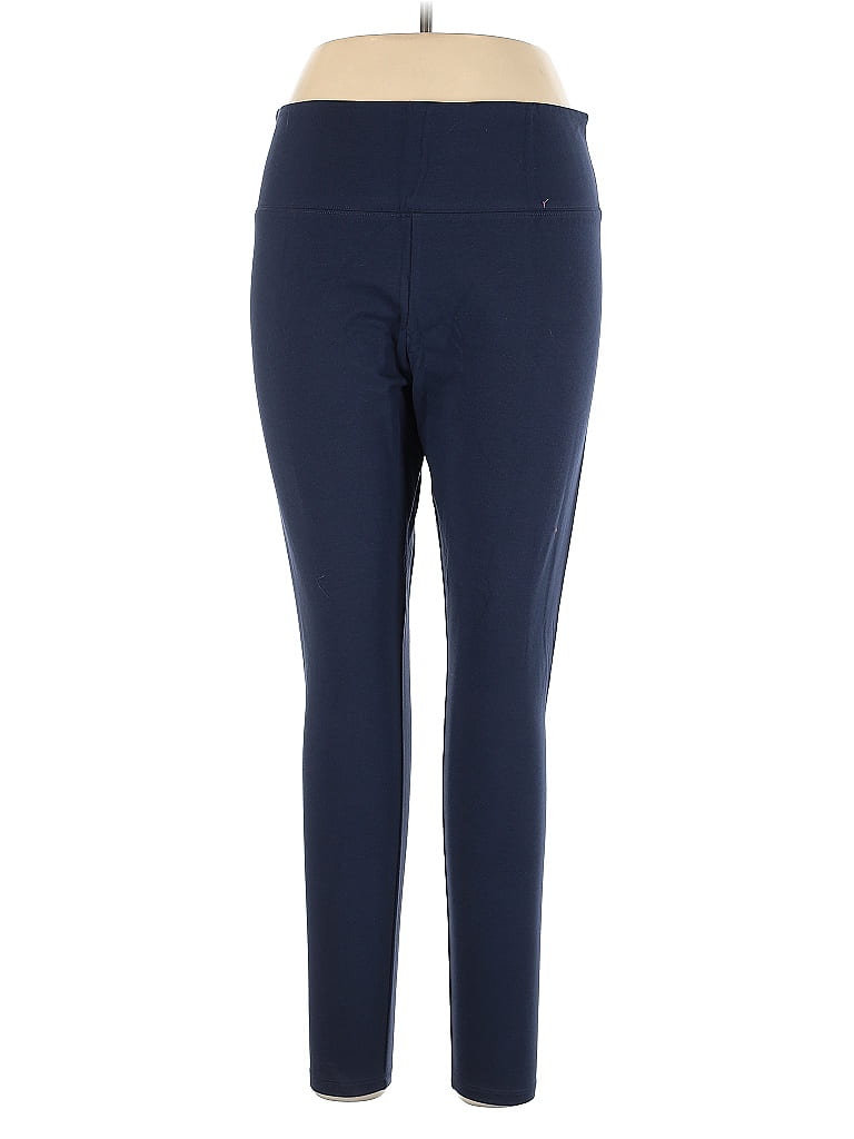 Simply Vera Vera Wang Solid Blue Active Pants Size XL - 56% off | ThredUp