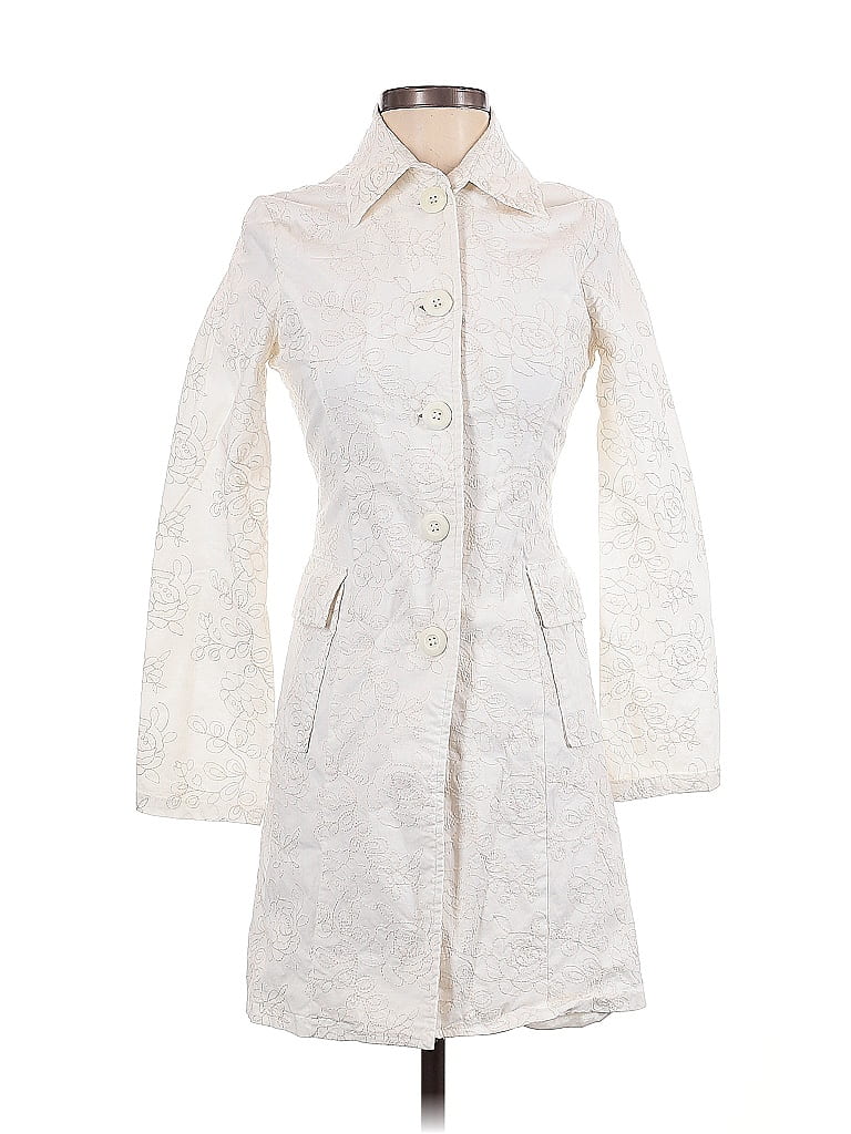 Doki Geki Ivory Coat Size S - 54% off | ThredUp